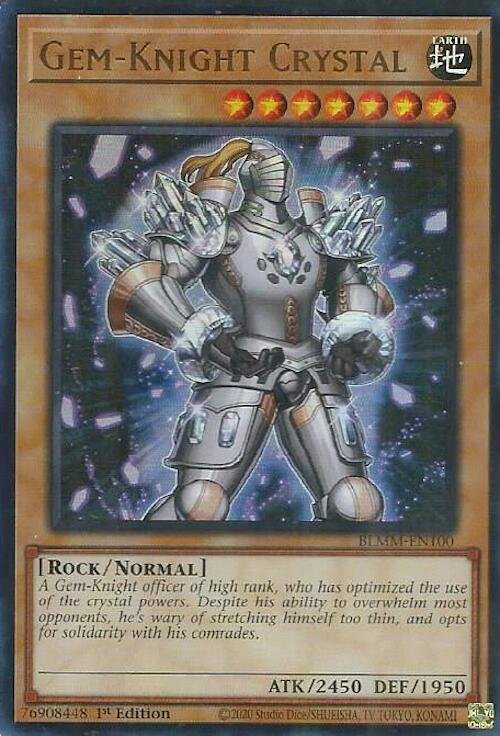 Gem-Knight Crystal – BLMM-EN100 (Ultra Rare) - Fantastica Aventura