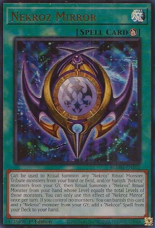 Nekroz Mirror – BLMM-EN165 (Ultra Rare) - Fantastica Aventura